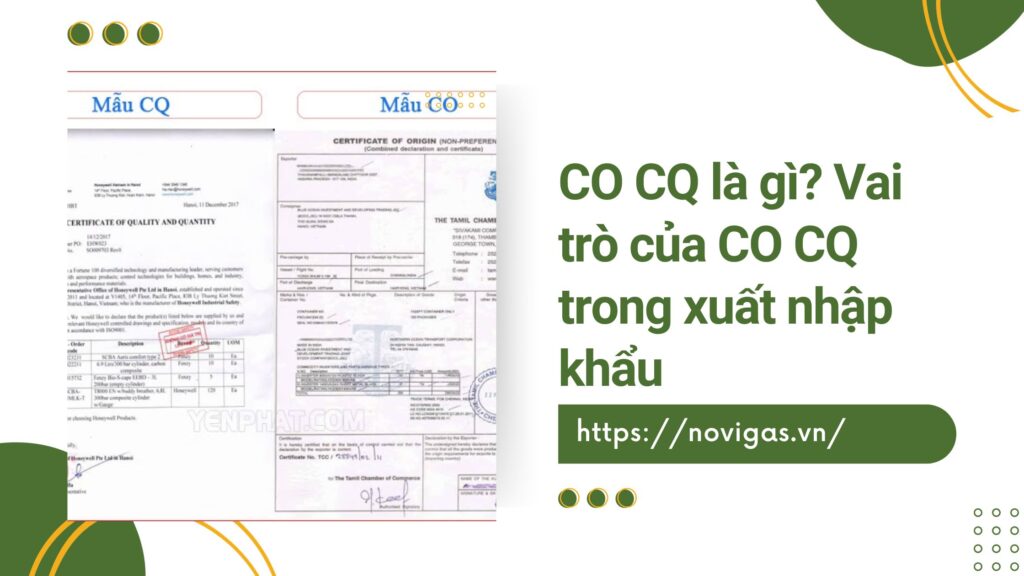 CO CQ Là Gì? Vai Trò Của CO CQ Trong Xuất Nhập Khẩu